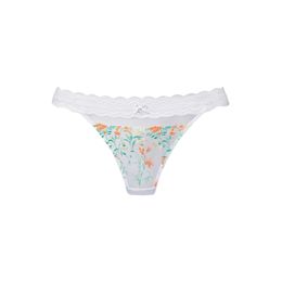 Lascana String Damen Gr&ouml;&szlig;e S/M mint / hellorange / wei&szlig;