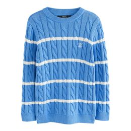 next Pullover Jungen Gr&ouml;&szlig;e 98 blau / wei&szlig;
