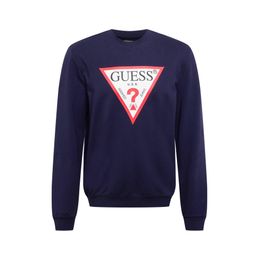 Guess Sweatshirt 'Audley' Herren Gr&ouml;&szlig;e XS marine / rot / wei&szlig;