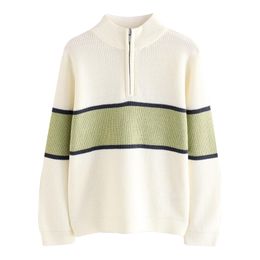 next Pullover Jungen Gr&ouml;&szlig;e 158 ecru / navy / kiwi