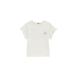 WE Fashion T-Shirt M&auml;dchen Gr&ouml;&szlig;e 146/152 aqua / pink / offwhite
