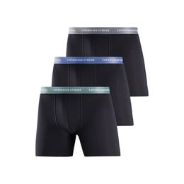 Copenhagen Studios Boxershorts Herren Gr&ouml;&szlig;e M blau / grau / pastellgr&uuml;n / schwarz