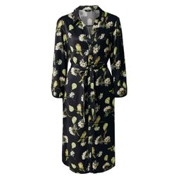 MEXX Kleid 'Birne' Damen Gr&ouml;&szlig;e 42 khaki / apfel / schwarz / wei&szlig; Sommerkleid