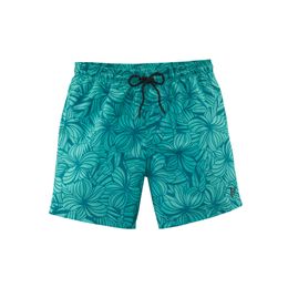 Bruno Banani Badeshorts Herren Gr&ouml;&szlig;e M t&uuml;rkis / petrol / schwarz