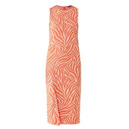Mexx Kleid Damen Gr&ouml;&szlig;e 40 orange / wei&szlig; Winterkleid