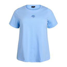 ZIZZI T-Shirt 'Livia' Damen Gr&ouml;&szlig;e 11XL/12XL hellblau