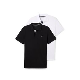Tom Tailor Poloshirt Herren Gr&ouml;&szlig;e XL schwarz / wei&szlig;