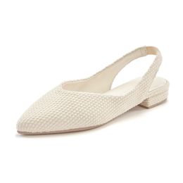 Lascana Slingpumps Damen Gr&ouml;&szlig;e 39 beige Sommerschuhe
