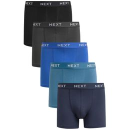 next Boxershorts Herren Gr&ouml;&szlig;e L blau / navy / anthrazit / hellgrau / schwarz