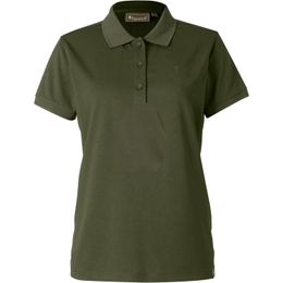 Pinewood Damen Poloshirt Ramsey Oliv (Gr&ouml;&szlig;e: M)