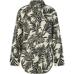 Camel Active Hemdbluse mit Allover-Print Schwarz/Wei&szlig; (Gr&ouml;&szlig;e: S)