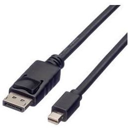 ROLINE DisplayPort Kabel, DP ST - Mini DP ST, schwarz, 1,5 m