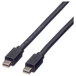 ROLINE DisplayPort Kabel, Mini DP ST - Mini DP ST, schwarz, 2 m