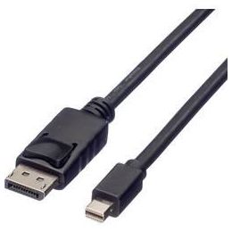 ROLINE DisplayPort Kabel, DP ST - Mini DP ST, schwarz, 2 m