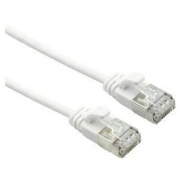 ROLINE U/FTP DataCenter Kabel Cat.7, LSOH, mit RJ45 Steckern (500 MHz / Class EA), slim, wei&szlig;, 2 m
