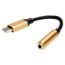 ROLINE GOLD Adapter USB Typ C - 3,5mm Audio, ST/BU, 0,13 m