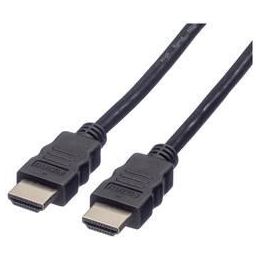 ROLINE HDMI High Speed Kabel mit Ethernet, schwarz, 2 m