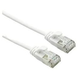ROLINE U/FTP DataCenter Patchkabel Cat.6A (Class EA), LSOH, slim, wei&szlig;, 0,5 m
