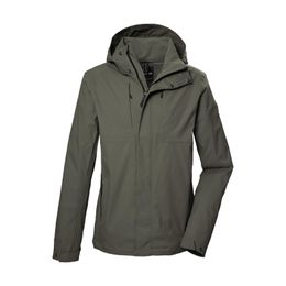 G.I.G.A. by Killtec Funktionsjacke "GS 59 MN JCKT", Herren, Gr. L, grün (olivgrün), Oberstoff: 100% Polyester, Futter: 100% Polyester (recycelt), G.I.G.A. DX BY KILLTEC, Sportlich, Jacken, Herrenjacke im urbanen Look, wasser- und winddicht, atmungsaktiv