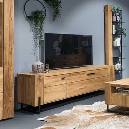 Pharao24.de TV Board in Wildeichefarben 160 cm breit
