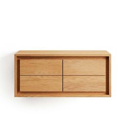 Pharao24.de Waschkommode aus Teak Massivholz die Wandmontage