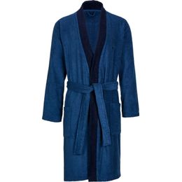 feel good Herren Bademantel jeansblau, Gr&ouml;&szlig;e 44/46