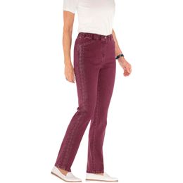 CR&Eacute;ATION L Damen Jeans mit Rei&szlig;verschluss-Blende dark blue Gr&ouml;&szlig;e 195