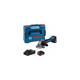 Bosch Akku-Winkelschleifer GWS 18V-8, 2 x Akku GBA 18V 5.0Ah mit L-BOXX 136 (06019N9003)