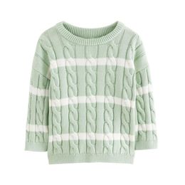 next Pullover Jungen Größe 86 mint / weiß