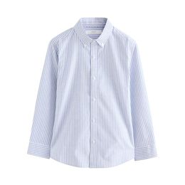 next Button Up Shirt boy Blue, White size 3 yrs