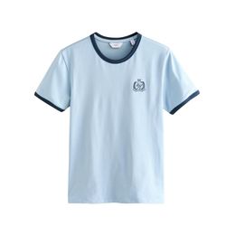 next T-Shirt 'Ringer' Herren Größe XS blau / hellblau