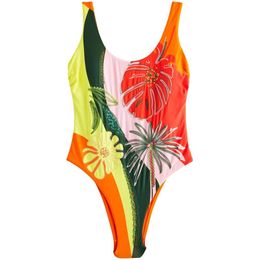 next Swimsuit female Green size 8