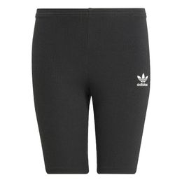 adidas originals Shorts 'Ribbed Cycling' Mädchen Größe 134 schwarz / weiß