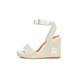 Tommy Hilfiger Sandale Damen Gr&ouml;&szlig;e 36 ecru / wei&szlig;