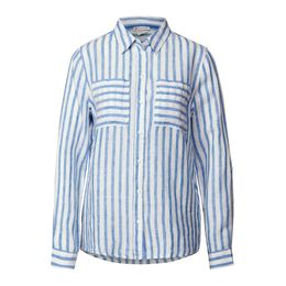 Street One Bluse Damen Größe S blau / weiß