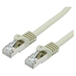 VALUE S/FTP-Kabel Cat.7, mit RJ-45 Steckern (500 MHz / Class EA), grau, 3 m