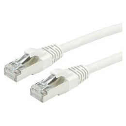 ROLINE S/FTP-Kabel Cat.7, LSOH, mit RJ-45 Steckern (500 MHz / Class EA), grau, 1 m