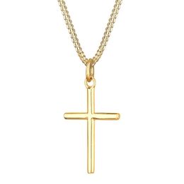 Elli Halskette Kreuz Damen Größe 45 goldgelb / gold