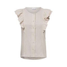 N&uuml;mph N&Uuml;MPH Blusentop 'Yngva' Damen Gr&ouml;&szlig;e S/M beige