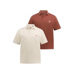 JP1880 Shirt male Beige, Brown size XXL