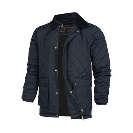 INDICODE Jeans Between-Season Jacket 'Drills' male Blue size M