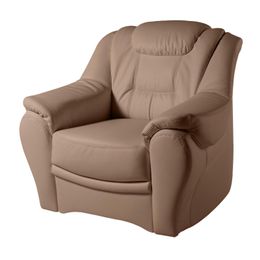 Sit & More Sessel SIT & MORE "Bellevue", braun, B:98cm H:94cm T:95cm, Luxus-Microfaser ALTARA NUBUCK (100% Polyester);SOFTLUX-Kunstleder;NaturLEDER (echtes Rindsleder), Sessel, Sessel