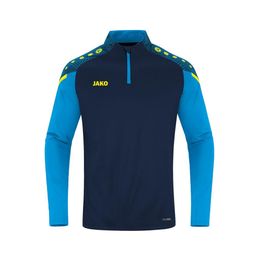 Jako Funktionsshirt 'Challenge' Herren Größe S navy / cyanblau / neonblau / gelb