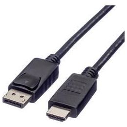 ROLINE DisplayPort Kabel DP - HDTV, ST/ST, schwarz, 1,5 m