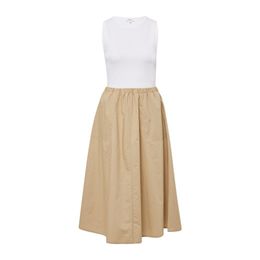 s.Oliver Kleid Damen Größe 40 cappuccino / weiß Winterkleid