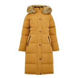 Threadbare. Threadbare Mantel 'Arnie' Damen Größe XL gelb / schwarz Wintermantel