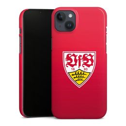 DeinDesign iPhone 14 Plus Handy Premium Case Smartphone Handyh&uuml;lle Schutzh&uuml;lle gl&auml;nzend Logo Official Licensed Product Vfb Stuttgart Premium Case