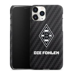 DeinDesign iPhone 11 Pro Handy Premium Case Smartphone Handyh&uuml;lle Schutzh&uuml;lle matt Carbon Borussia M&ouml;nchengladbach Gladbach Premium Case