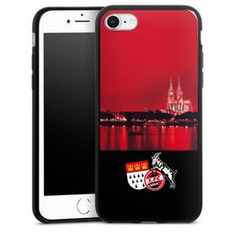 DeinDesign iPhone SE (2022) Handy Slim Case extra d&uuml;nn Silikon Handyh&uuml;lle schwarz H&uuml;lle Official Licensed Product 1. Fc K&ouml;ln Skyline Silikon Slim Case