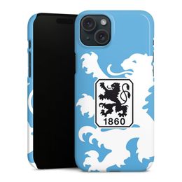 DeinDesign iPhone 15 Plus Handy Premium Case Smartphone Handyh&uuml;lle Schutzh&uuml;lle gl&auml;nzend Coat Of Arms Tsv 1860 M&uuml;nchen Official Licensed Product Premium Case
